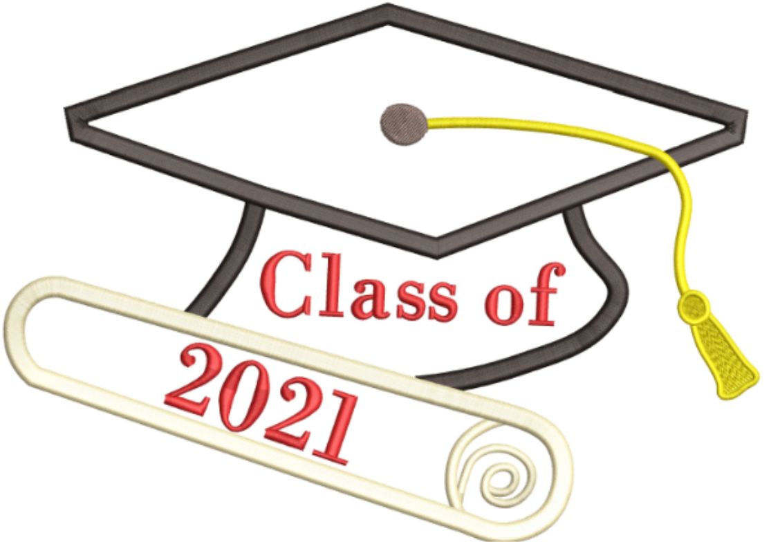 AGD 8027 Class of 2021 | Amazin Grace Designs